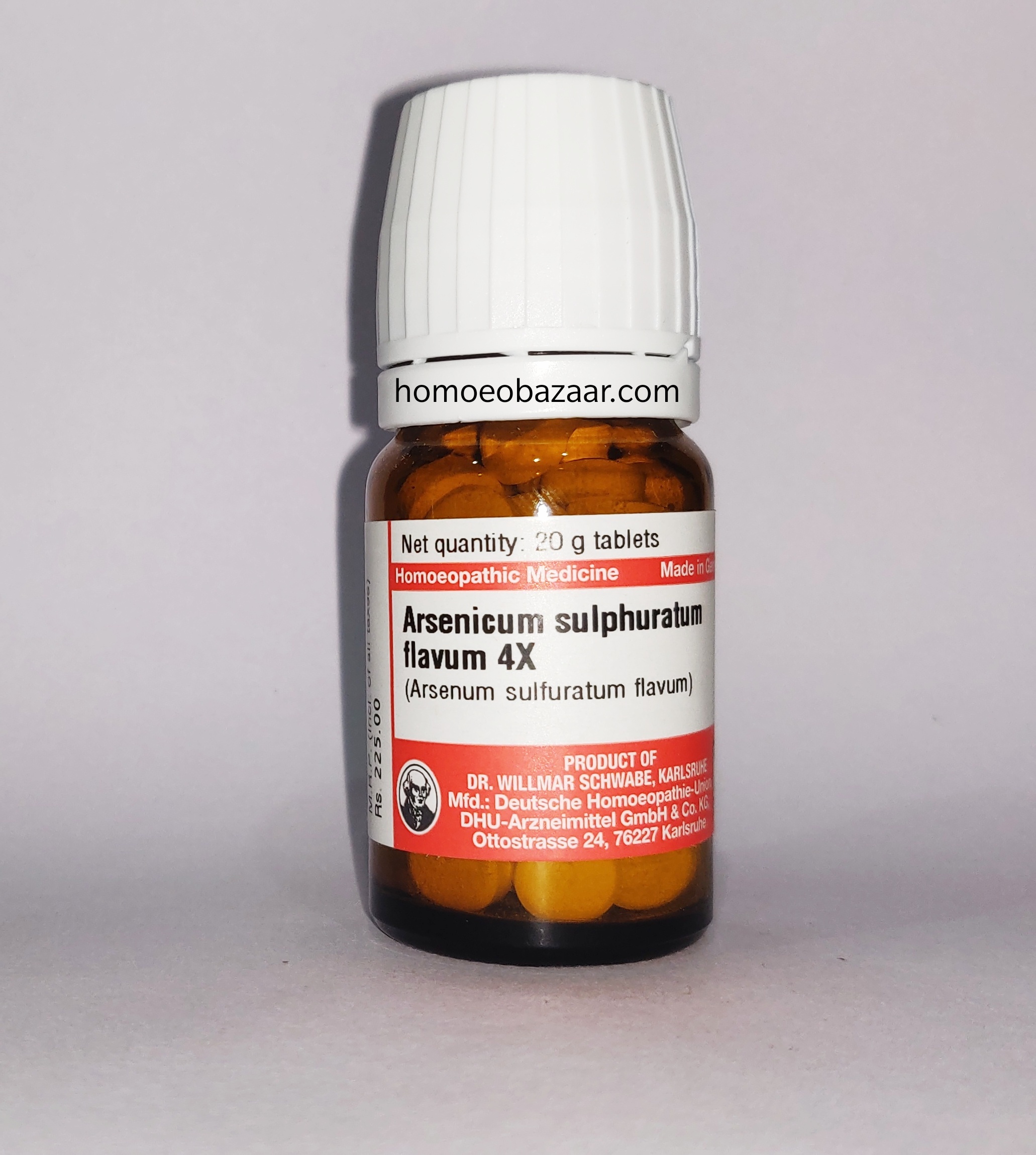 Buy Willmar Schwabe Germany Arsenicum Sulphuratum Flavum 4X (20g) at ...