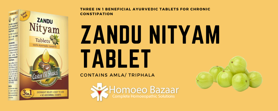 Buy Zandu Nityam Tablet (30tab) at best price | Homoeobazaar